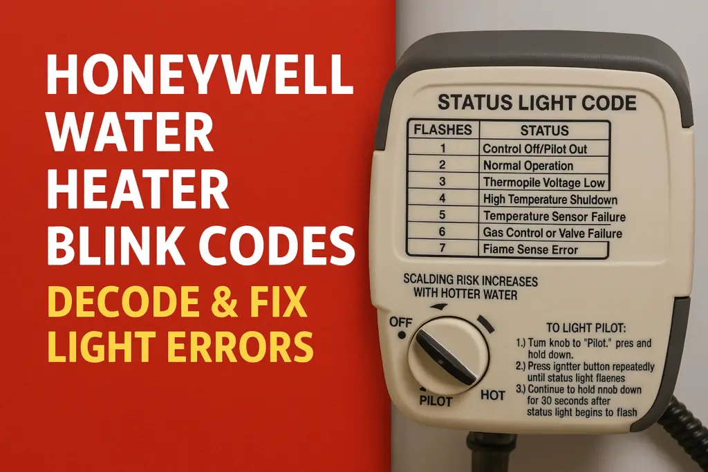 Honeywell Heater Blink Codes: Solve Status Light Issues | GASLink
